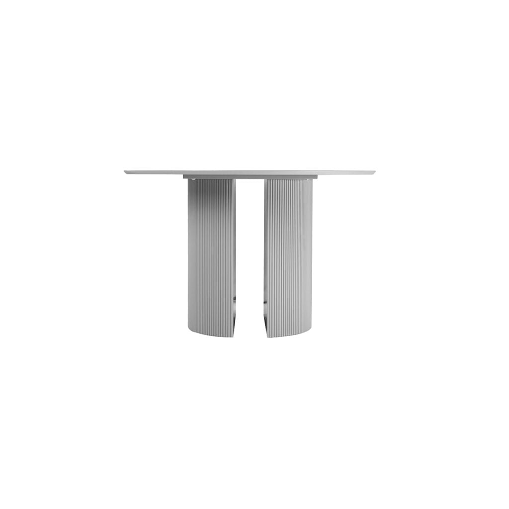 ARLO | Contemporary Dining Table with Grey Melamine Finish